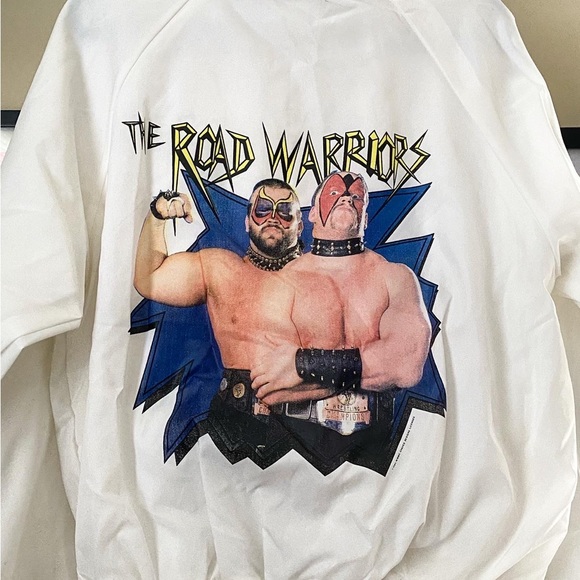 WWE | Jackets & Coats | Vintage Wwf Wcw Wrestling Road Warriors Animal ...